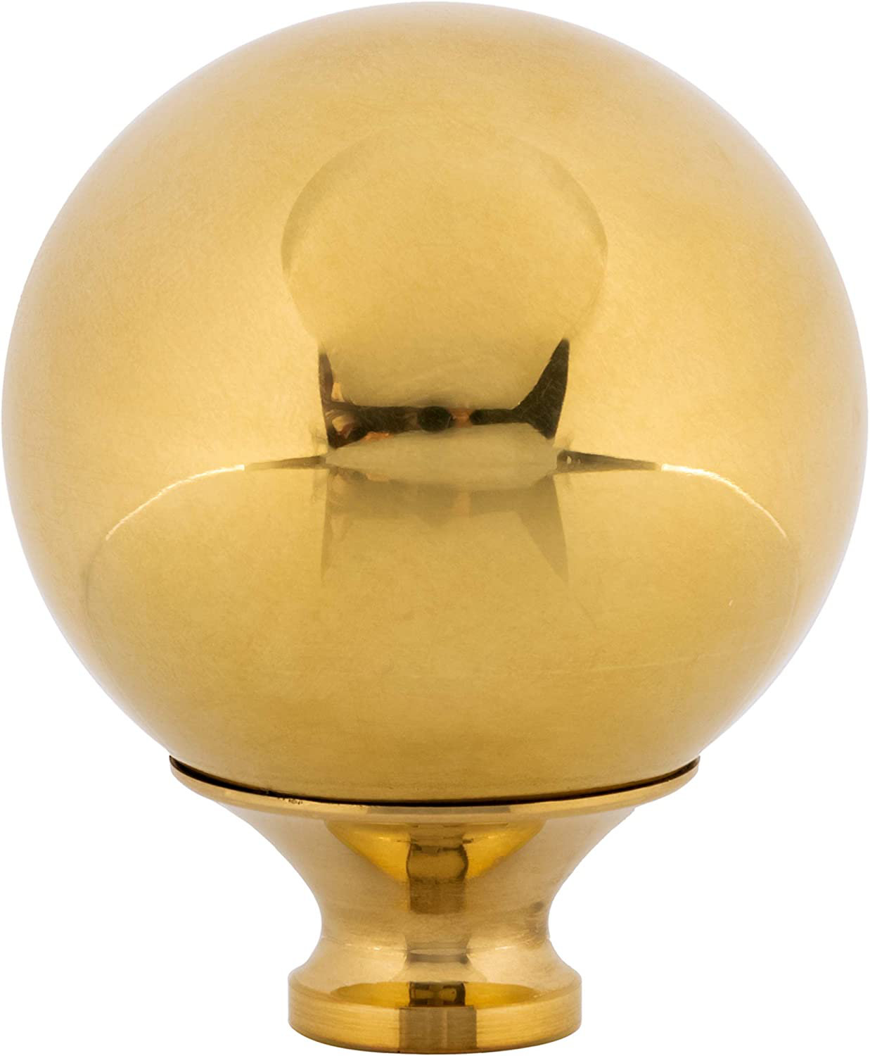 UNIQANTIQ HARDWARE SUPPLY Polished Brass Ball Bed Post Finials | Wayfair