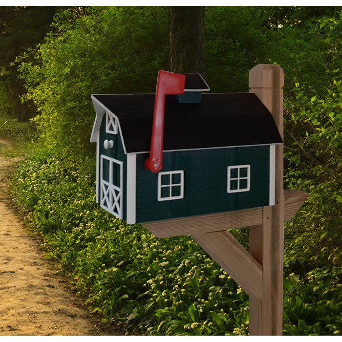Amish Mailbox, Handmade, Dutch Barn Style Mailbox & Reviews - Wayfair ...