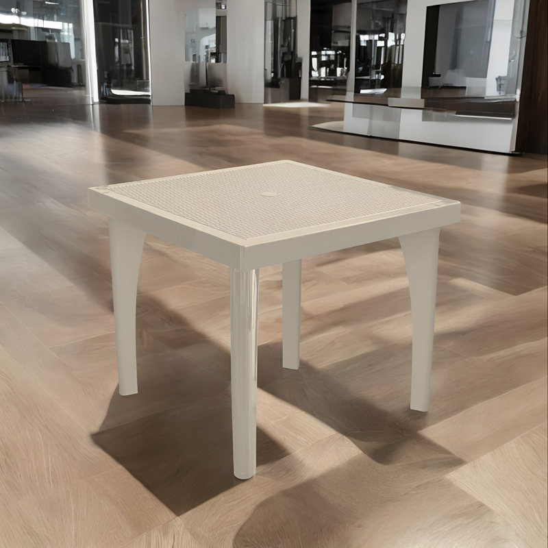 Latitude Run® Plastic/Resin Patio Dining Table | Wayfair