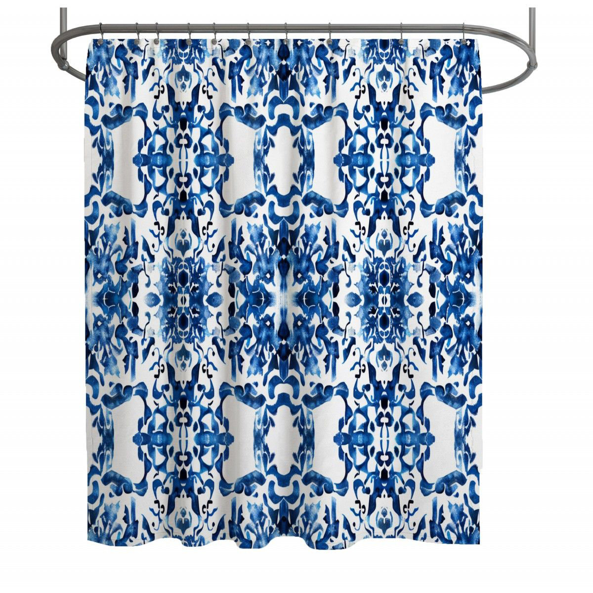 East Urban Home Porcelain Shower Curtain - Pattern Bathroom Decor_12993 ...