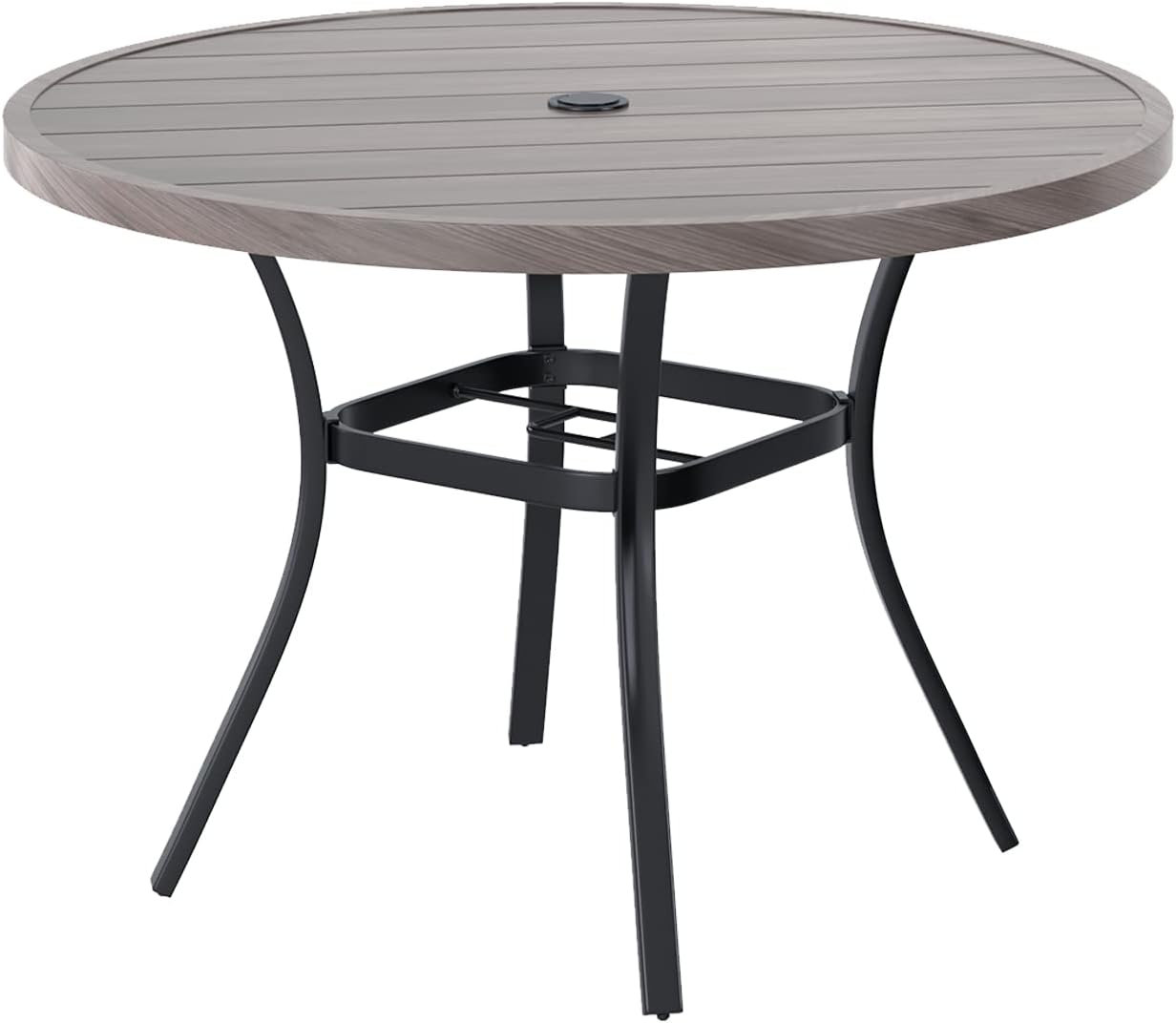 Lark Manor™ All Weather Outdoor Round Dining Table for Lawn Garden,41.2 ...