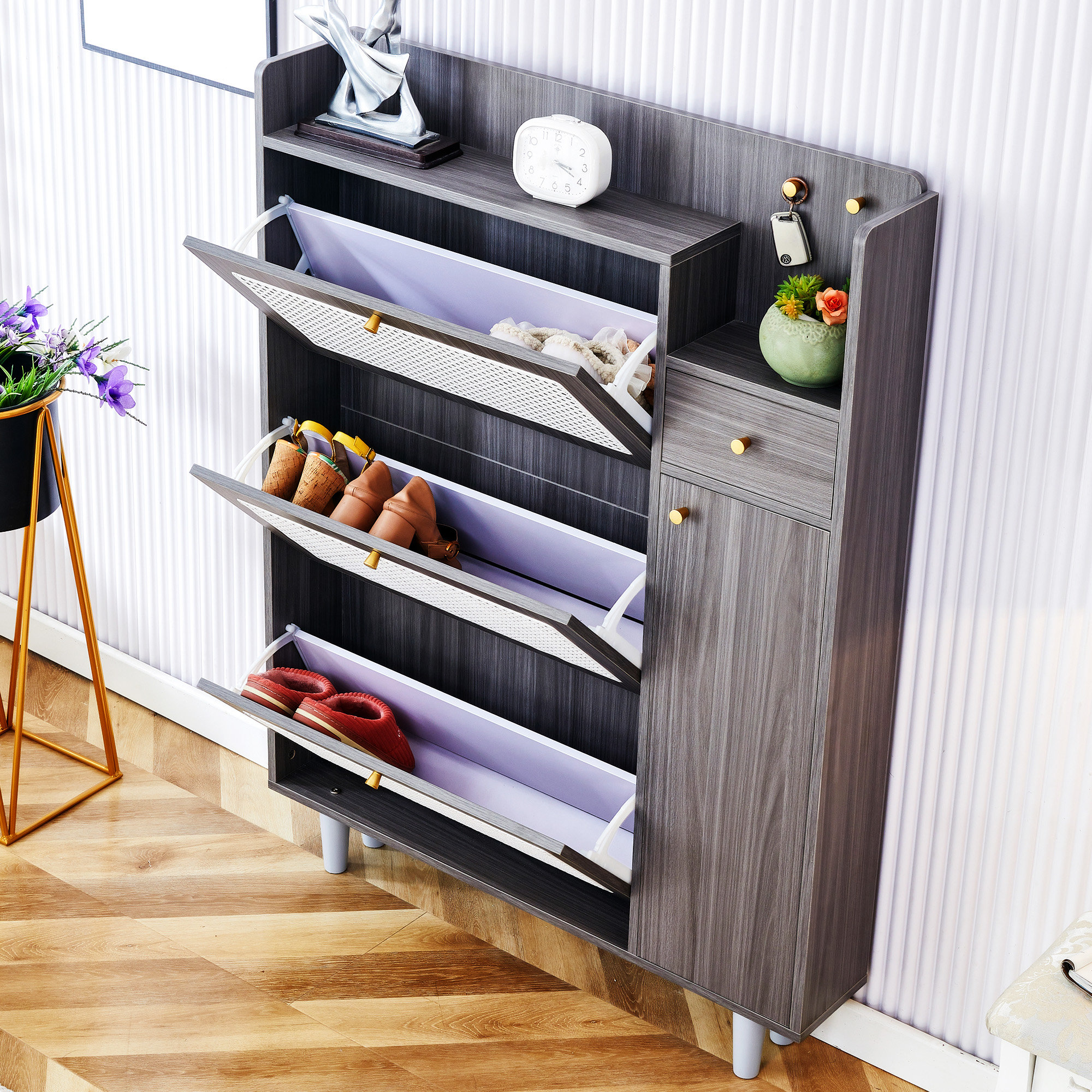 Wrought Studio™ Modern Minimalist Storage Cabinet | Wayfair