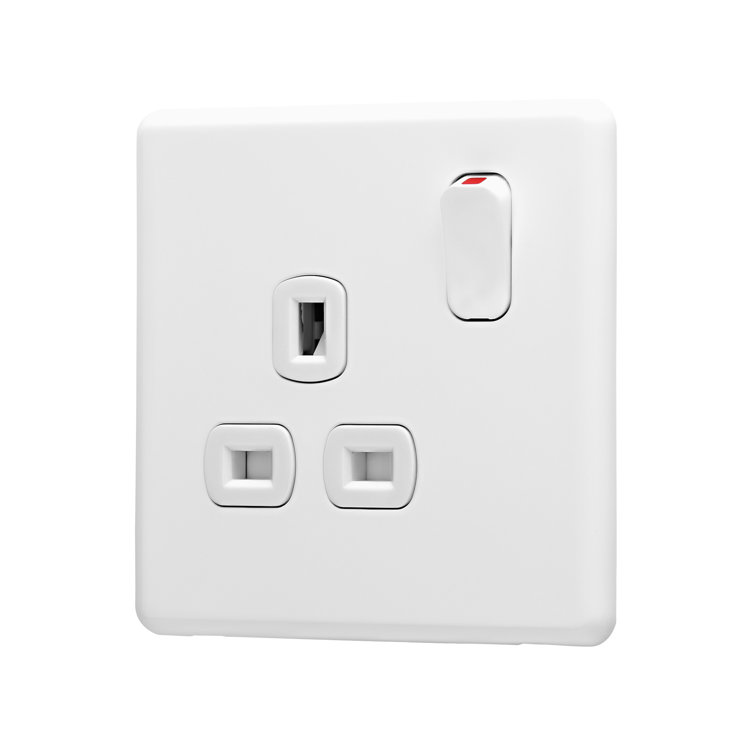 Symple Stuff Achol 1G Single Switched Socket | Wayfair.co.uk