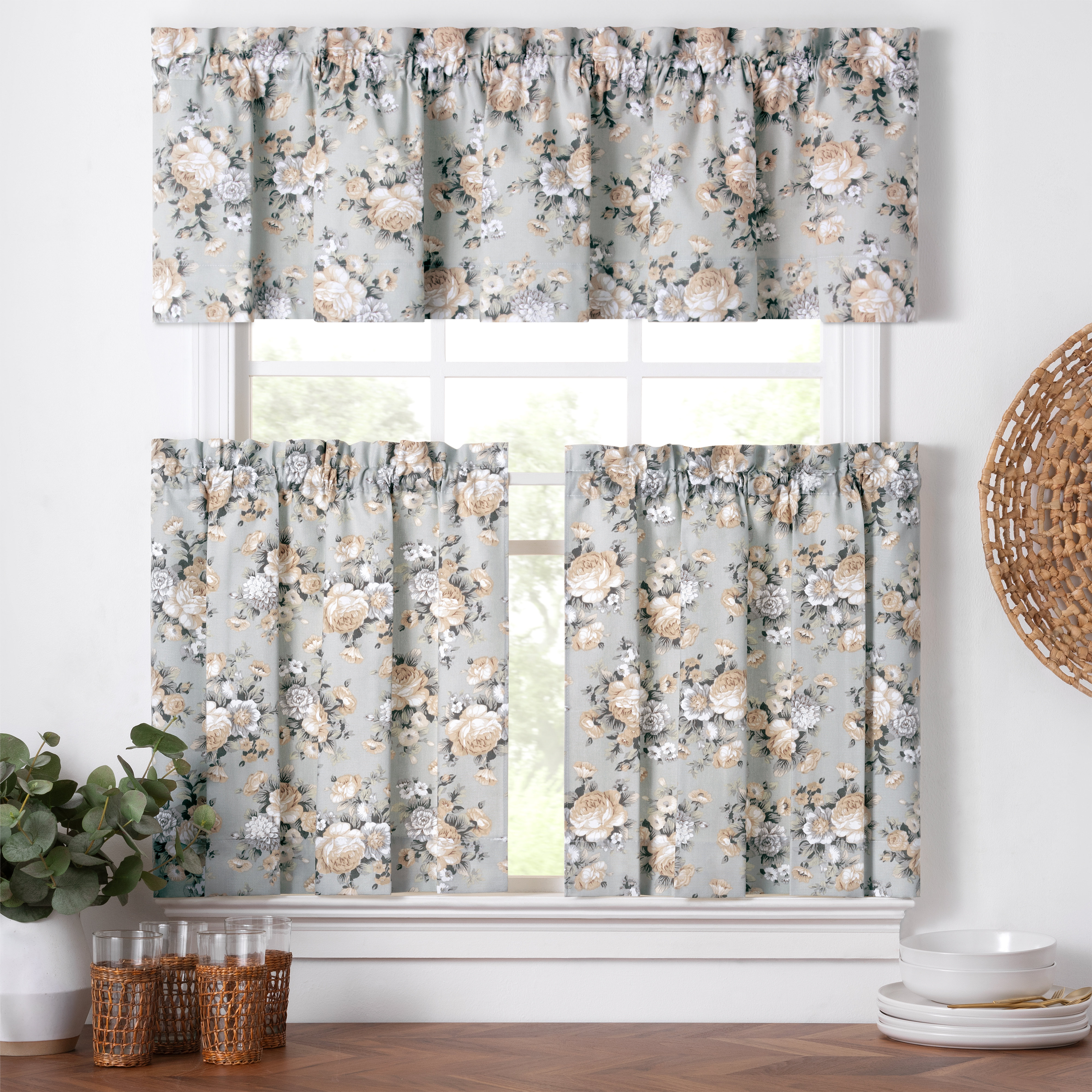 Charlton Home® Eleisha 58" x 15" Tailored Valance | Wayfair