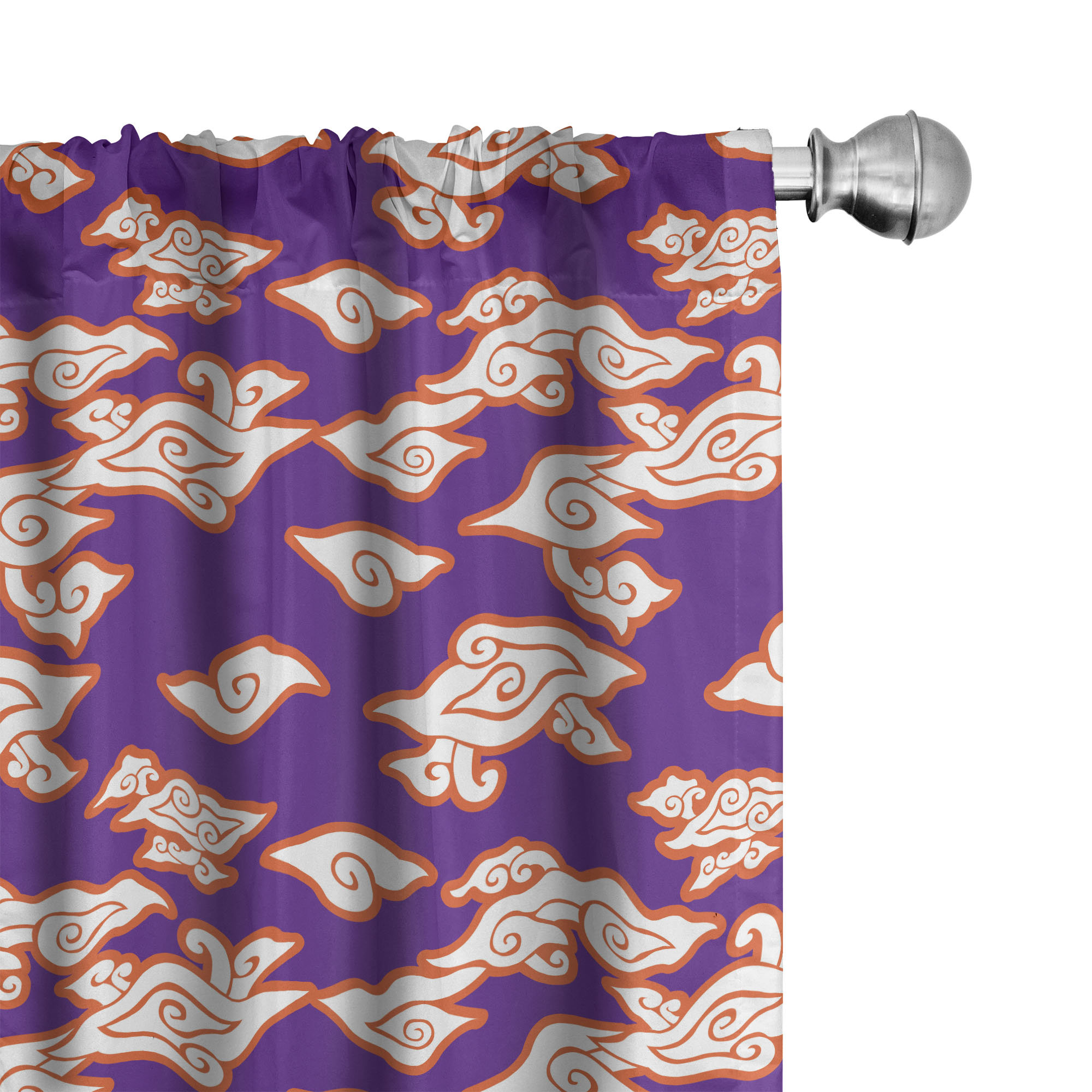 East Urban Home East 4-Panel Curtains, Indonesian Batik Hippie ...