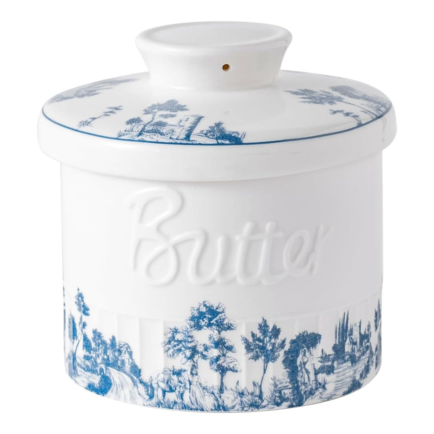 Red Barrel Studio® French-Style Ceramic Butter Crock & Keeper | Wayfair