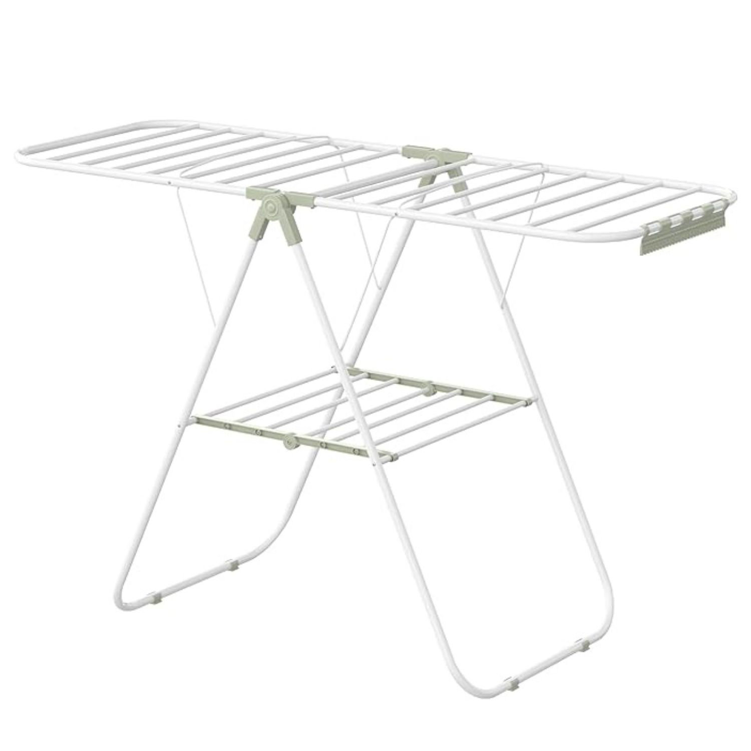 BOPWAY Metal Clothes Drying Rack with Sock Clips | Wayfair