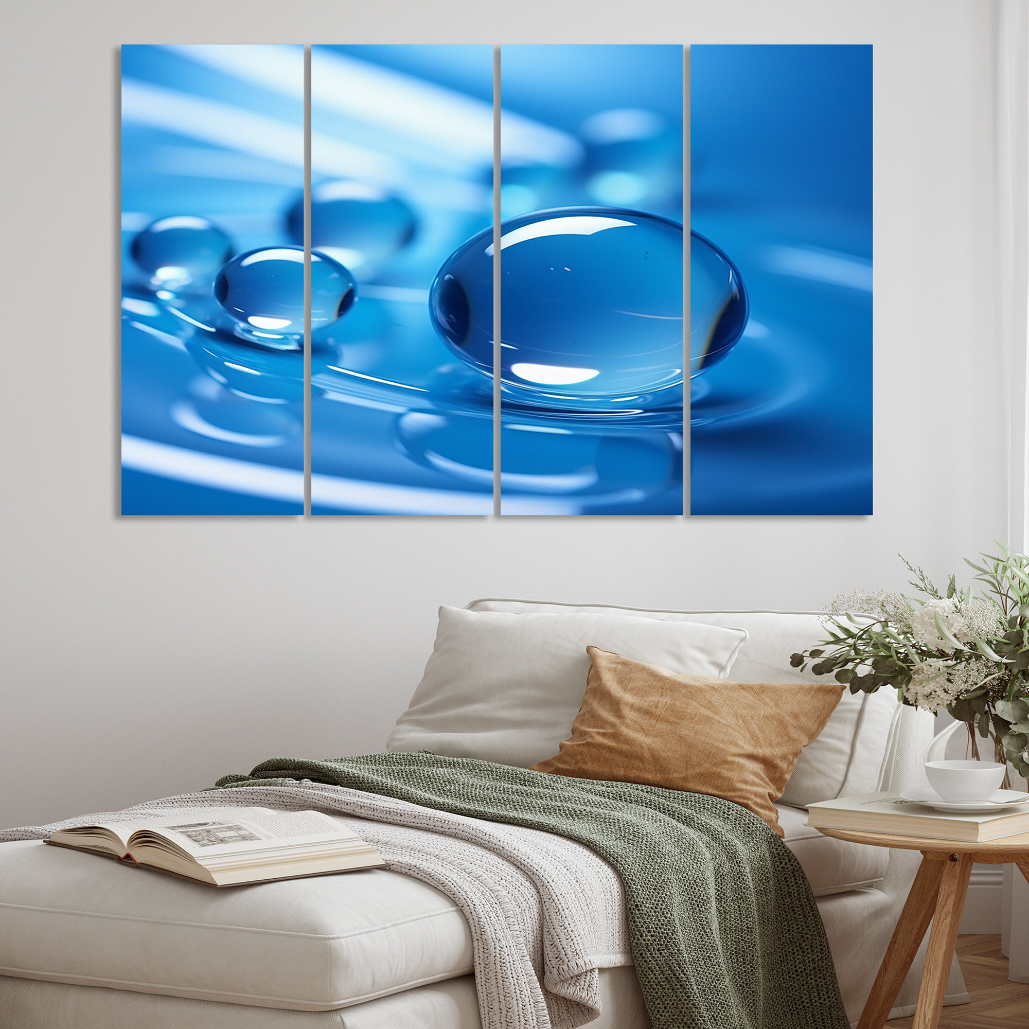 Ebern Designs Serenity Sapphire Circular Spheres II - Modern Geometric ...