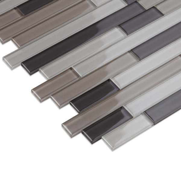 Speed tiles 11.65'' W x 11.69'' L Glass Peel and Stick Mosaic Tile ...