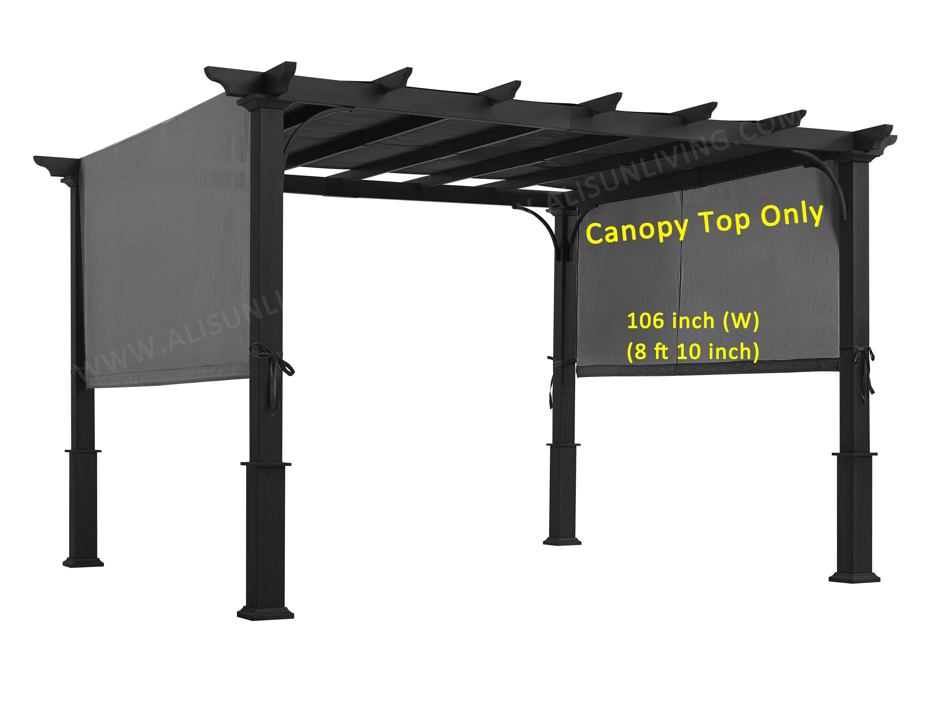 APEX GARDEN Polyethylene Plastic Replacement Canopy for Pergola | Wayfair