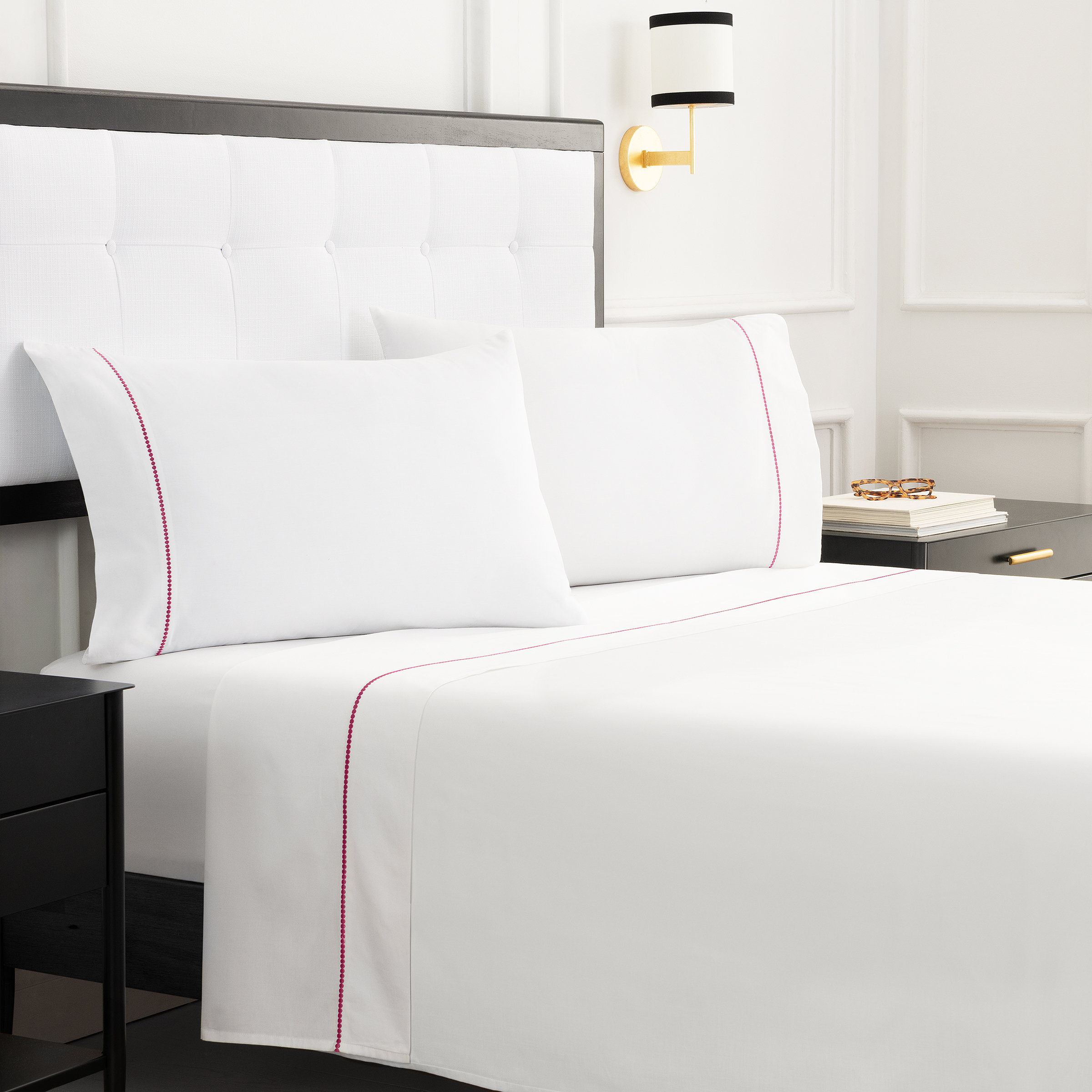 Kate Spade New York Dot Sheet Set, 300 Thread Count and 100% Cotton ...