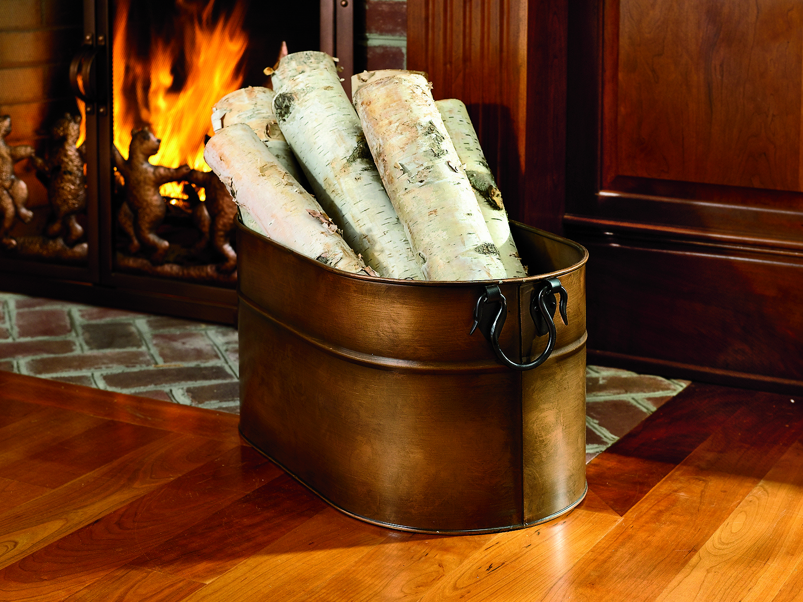 Gracie Oaks Abdulkadyr 1 Firewood Bucket Log Rack & Reviews | Wayfair