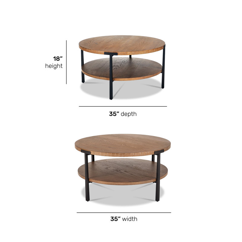 Flexsteel Millwork Round Coffee Table | Wayfair
