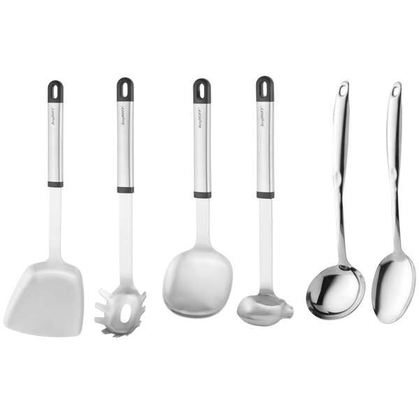 BergHOFF Essential 6Pc Stainless Steel Cooking Utensil Set | Wayfair