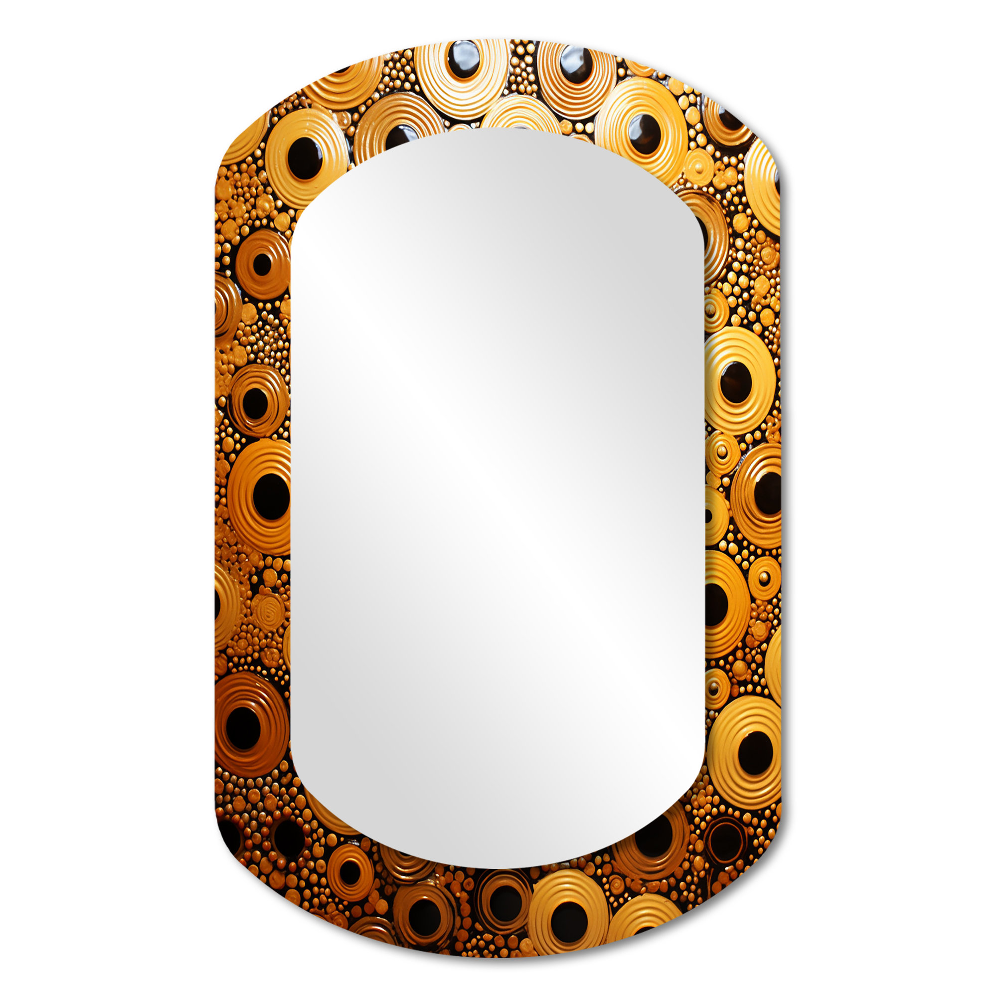 Ivy Bronx Midnight Marigold Siral II - Abstract Collages Cylinder ...