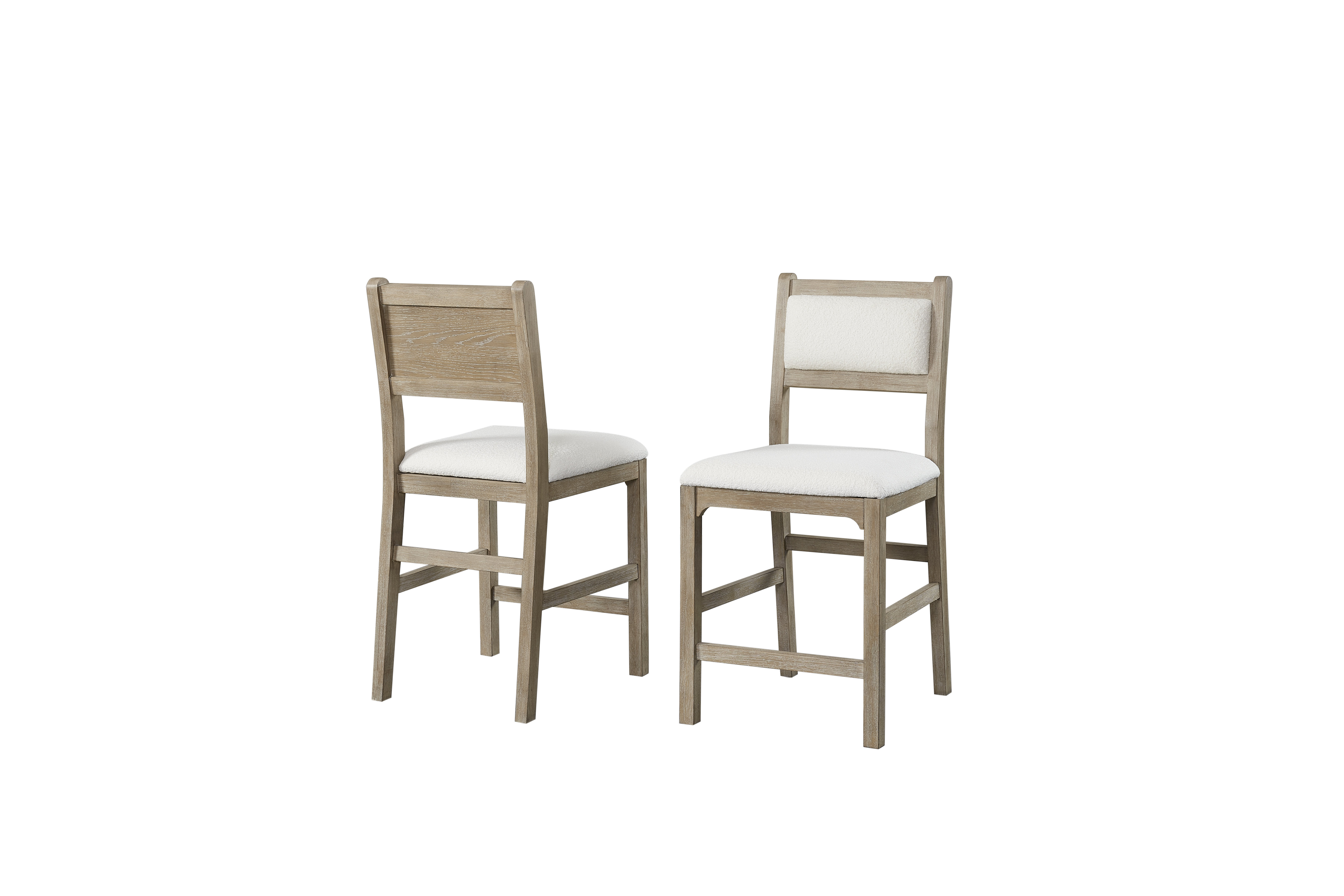 Martin Furniture Two Wood Modern Counter Height Kitchen Chairs, Dining ...