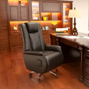 Hokku Designs Comfortable Electric Recliner Office Chair With Footrest ...