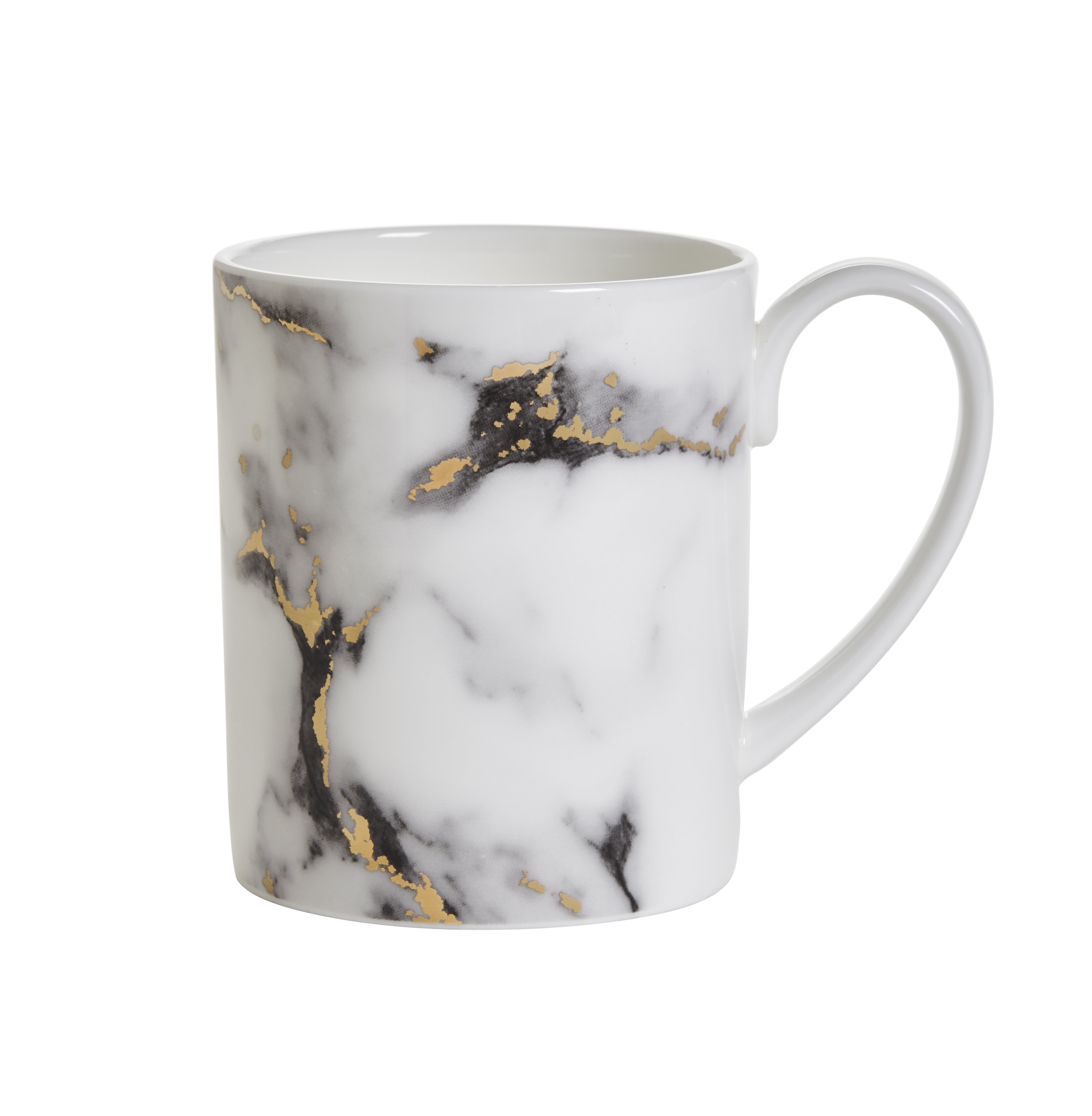 Prouna Marble Venice Fog Bone China Coffee Mug | Wayfair
