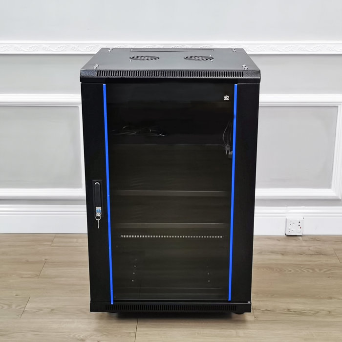 FixtureDisplays Server AV Cabinet Audio Video Equipment Rack Lock Keys ...