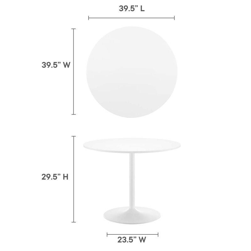 Modway Amuse 40" Dining Table | Wayfair