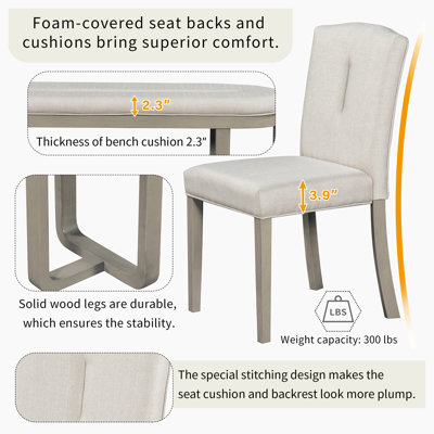 Hokku Designs Jayshun 6 - Piece Slat Dining Set | Wayfair