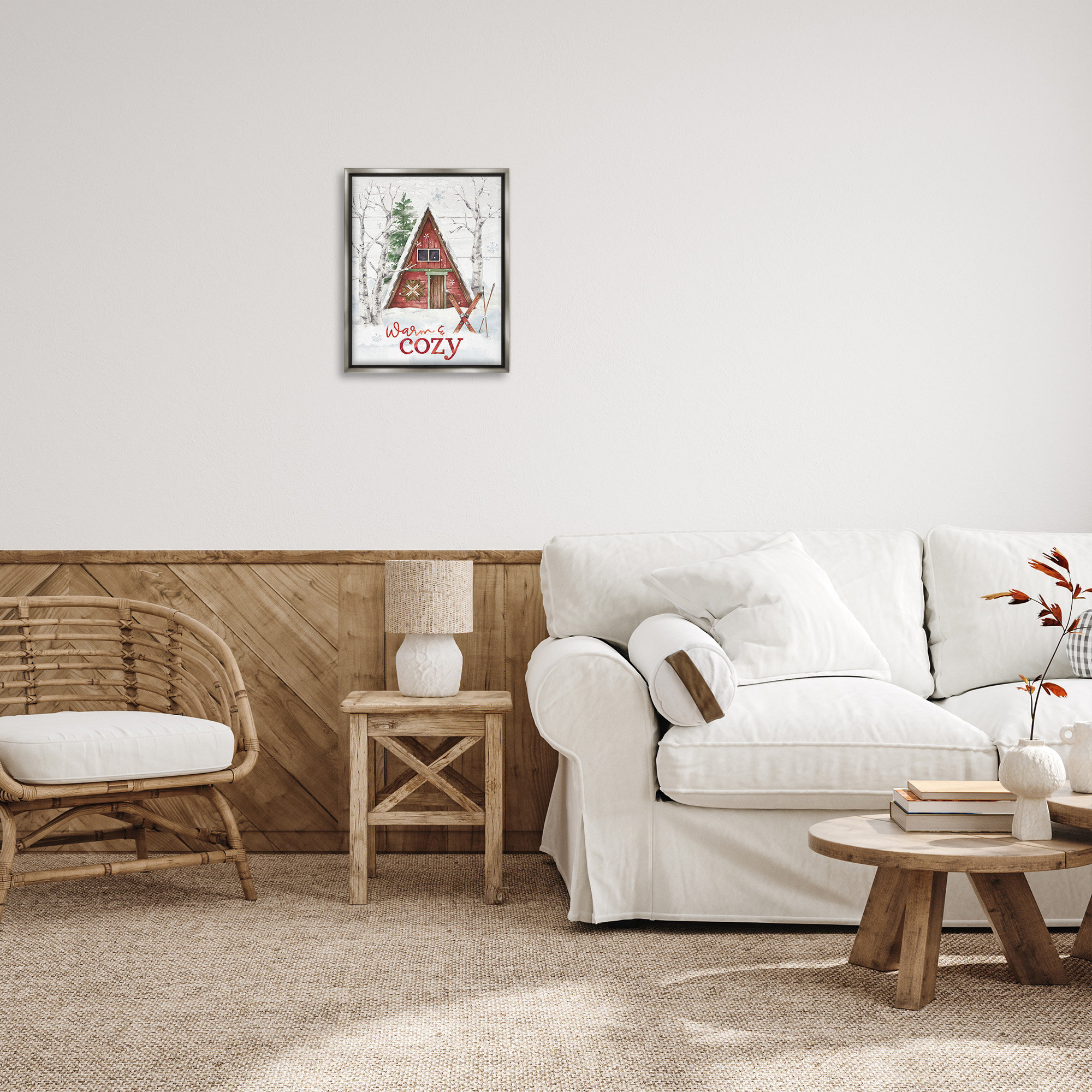 Millwood Pines " Warm & Cozy Cabin Floater Frame " by Courtney ...