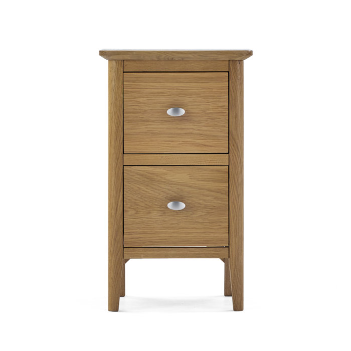 Natur Pur Dews NARROW TWO DRAWER BEDSIDE | Wayfair.co.uk
