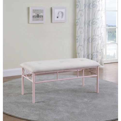 Upholstered White Benches You'll Love | Wayfair