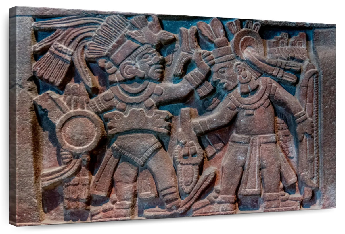 Ebern Designs Senne Aztec Stone Carving | Wayfair