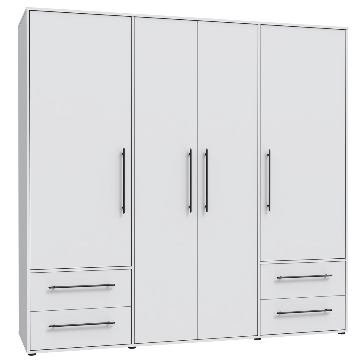 17 Stories Minija 4 Door Wardrobe & Reviews | Wayfair.co.uk