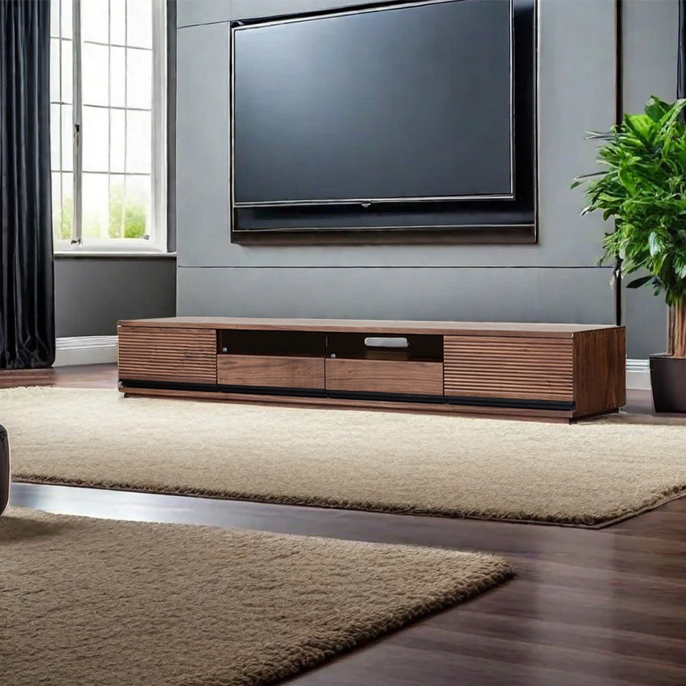 moonlight design American Style Minimalist TV Stand 94.49'' W Storage ...