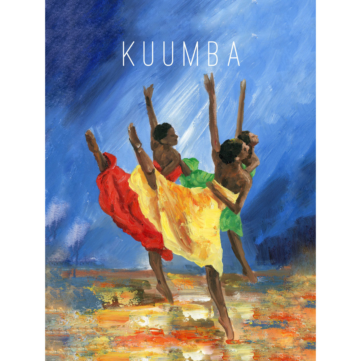 Winston Porter «Kuumba Kwanzaa Dance», reproduction sur toile tendue ...