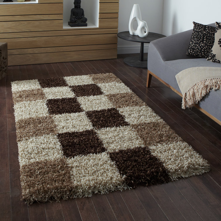 Foundstone Aaliyah Cream/Brown Rug & Reviews | Wayfair.co.uk