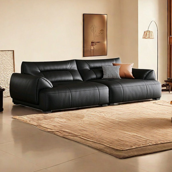 wangling hone Minimalist sailboat tofu block straight row sofa | Wayfair