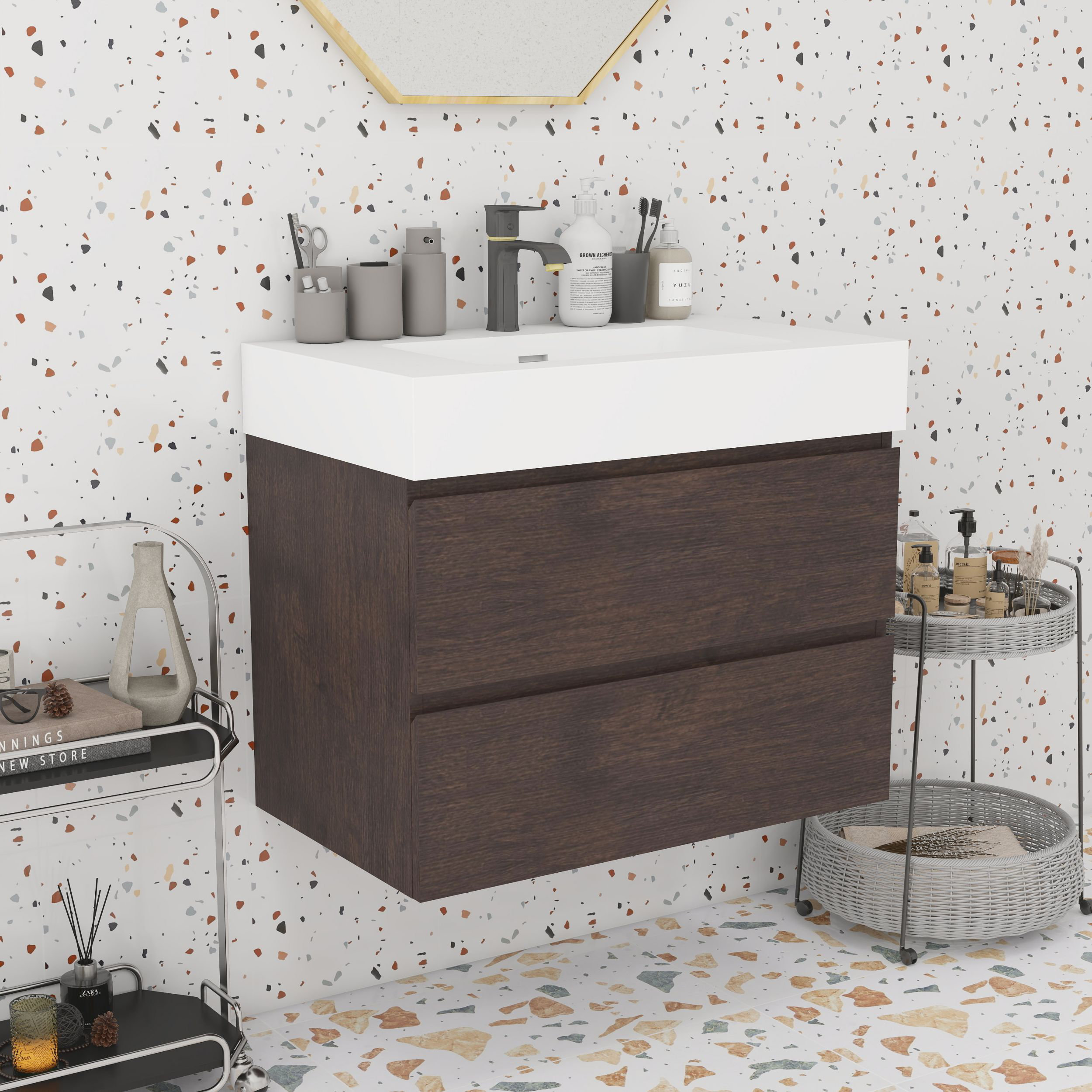 Ebern Designs Minimalist Style Bathroom Vanity Sets - Wayfair Canada
