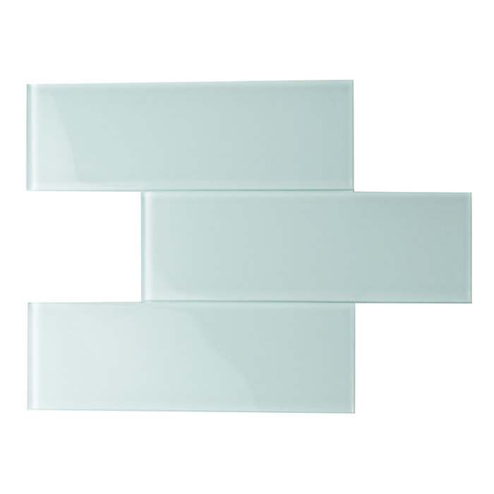 Giorbello 3" x 9" Glass Subway Tile | Wayfair