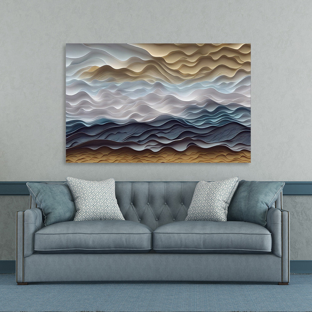 Ivy Bronx Georgieanna Modern Earth 151 On Canvas Print | Wayfair