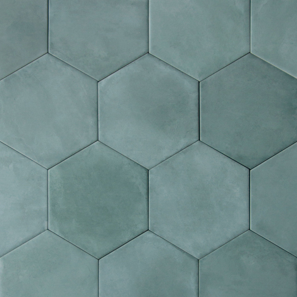 Tilefy Chromatica 6" Hexagon Porcelain Wall and Floor Tile - Wayfair Canada