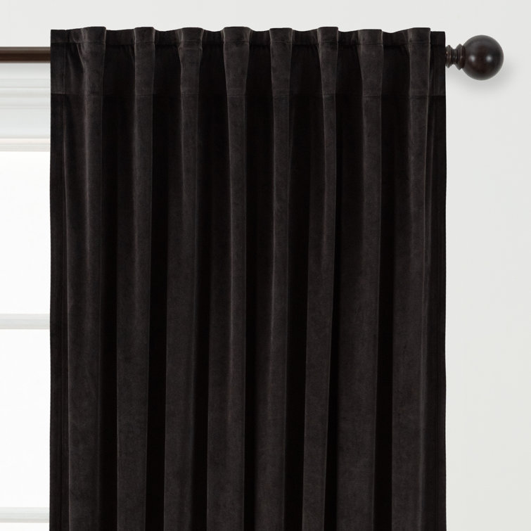 Eider & Ivory™ Heady Polyester Room Darkening Curtain Pair & Reviews ...