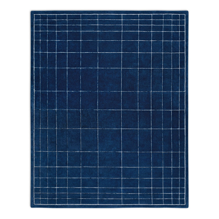 Mallory Midnight Blue Hand Tufted Area Rug & Reviews | AllModern
