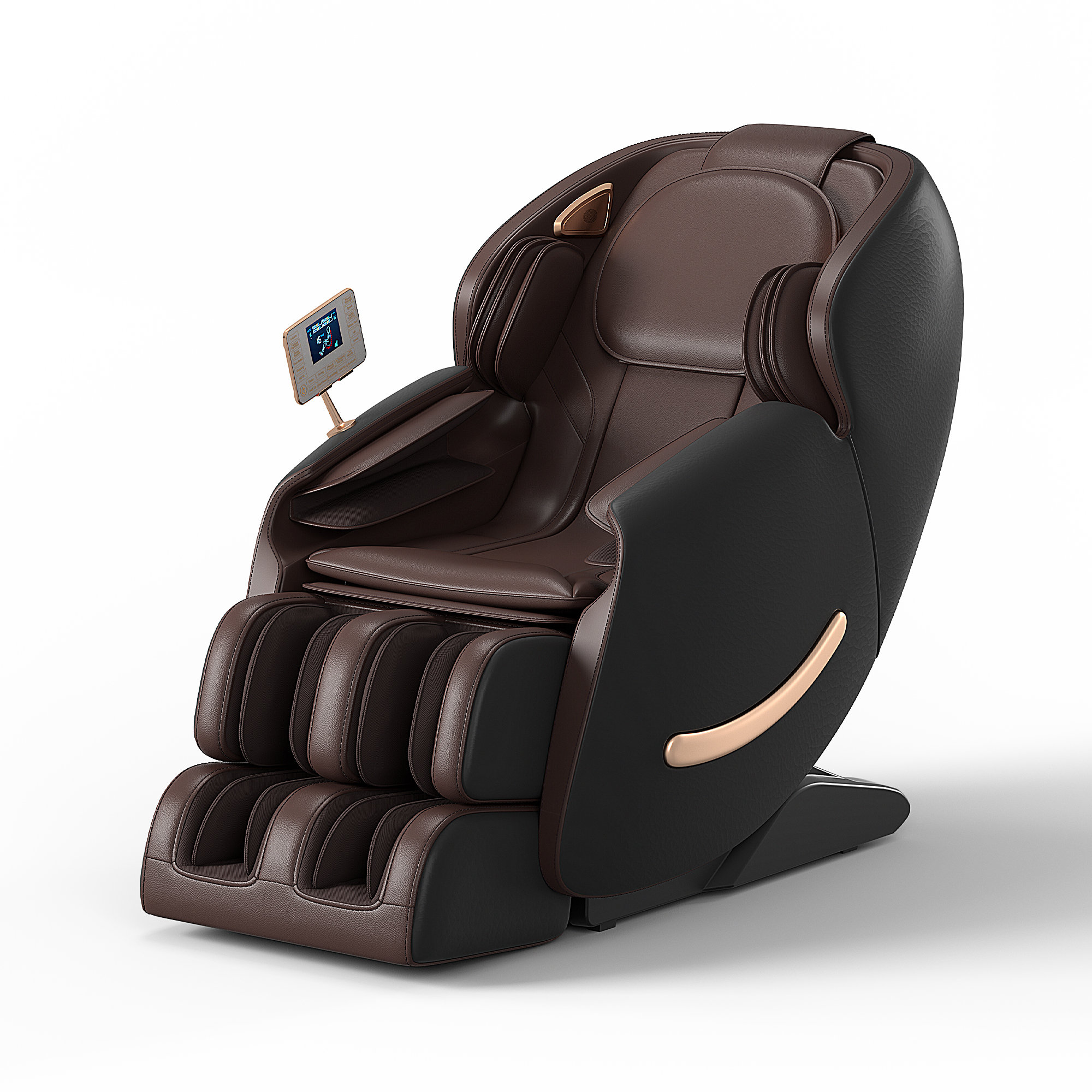 Inbox Zero Zero Gravity Massage Chair 53" SL-Track - 4D Body Scan, Full ...
