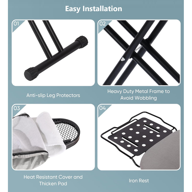 Hekass Stainless Steel Freestanding Ironing Board | Wayfair