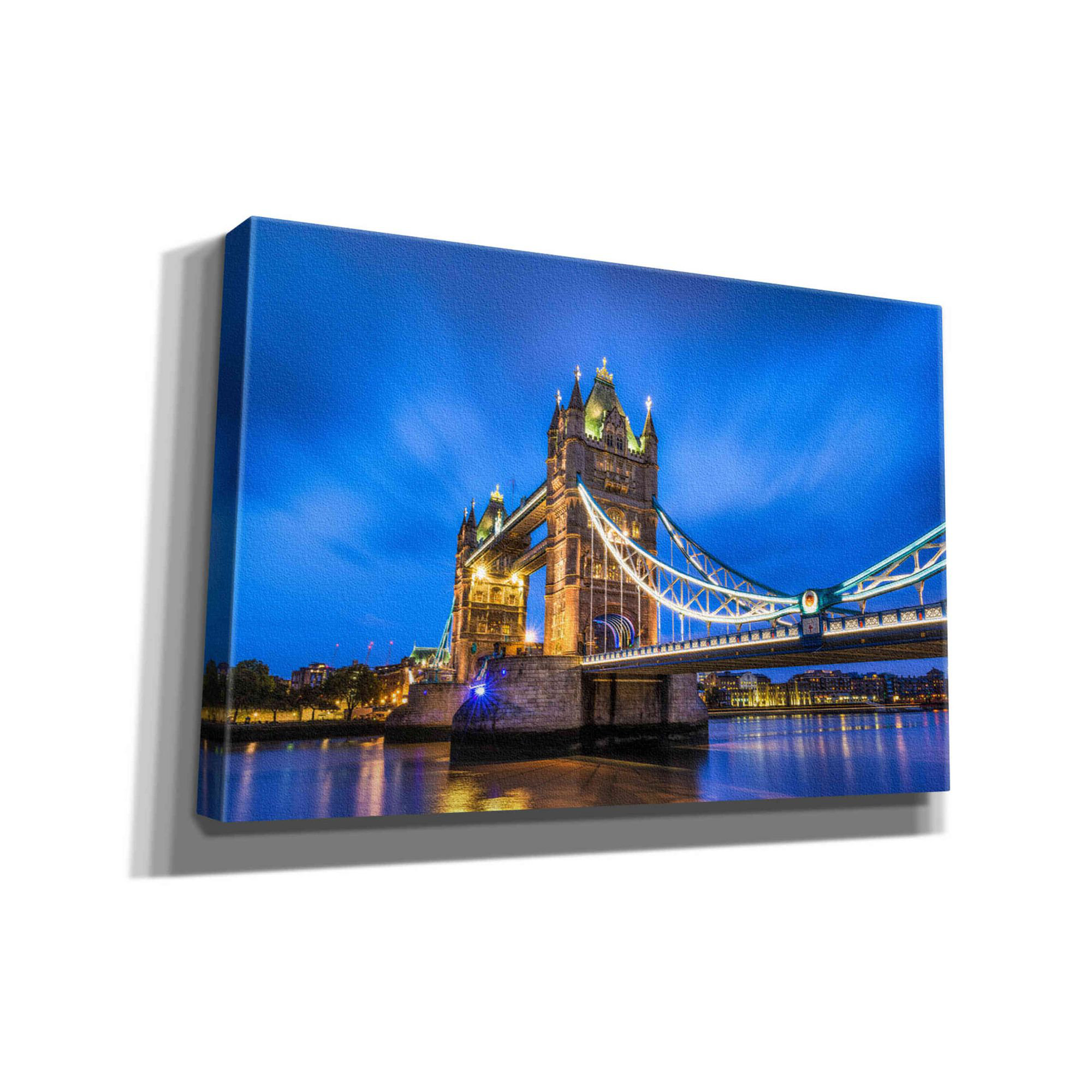 Latitude Run® London Bridge On Canvas by Edin Chavez Print | Wayfair