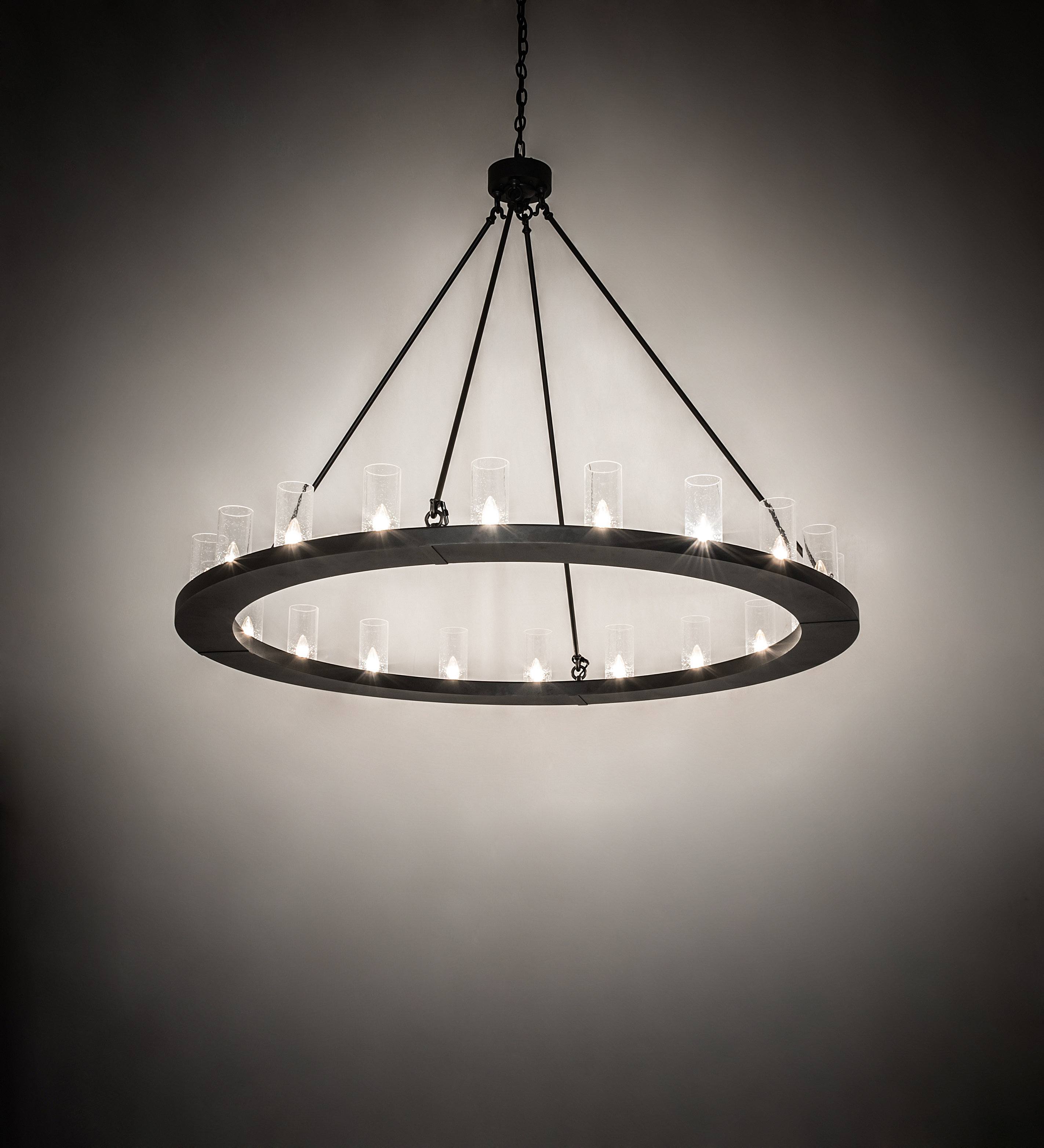 Gracie Oaks Cherol 20 - Light Unique / Statement Wagon Wheel Chandelier ...