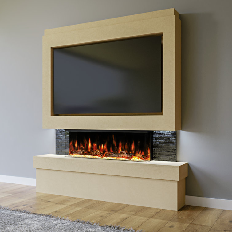 Evolution FiresPre-Built Media Wall Package 2 | Includes 44 Inch Series ...