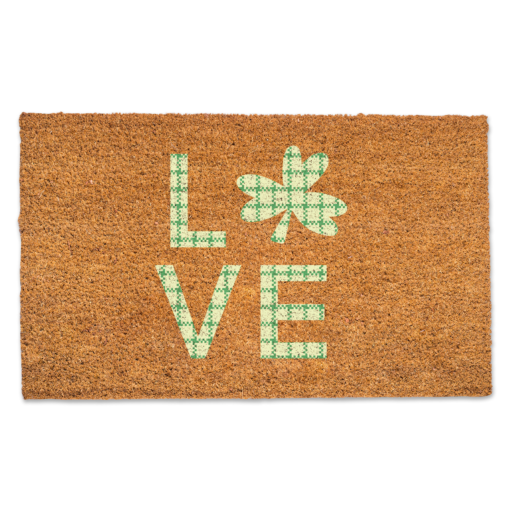 The Holiday Aisle® Elwee 30 in. x 10 in. Outdoor Door Mat | Wayfair