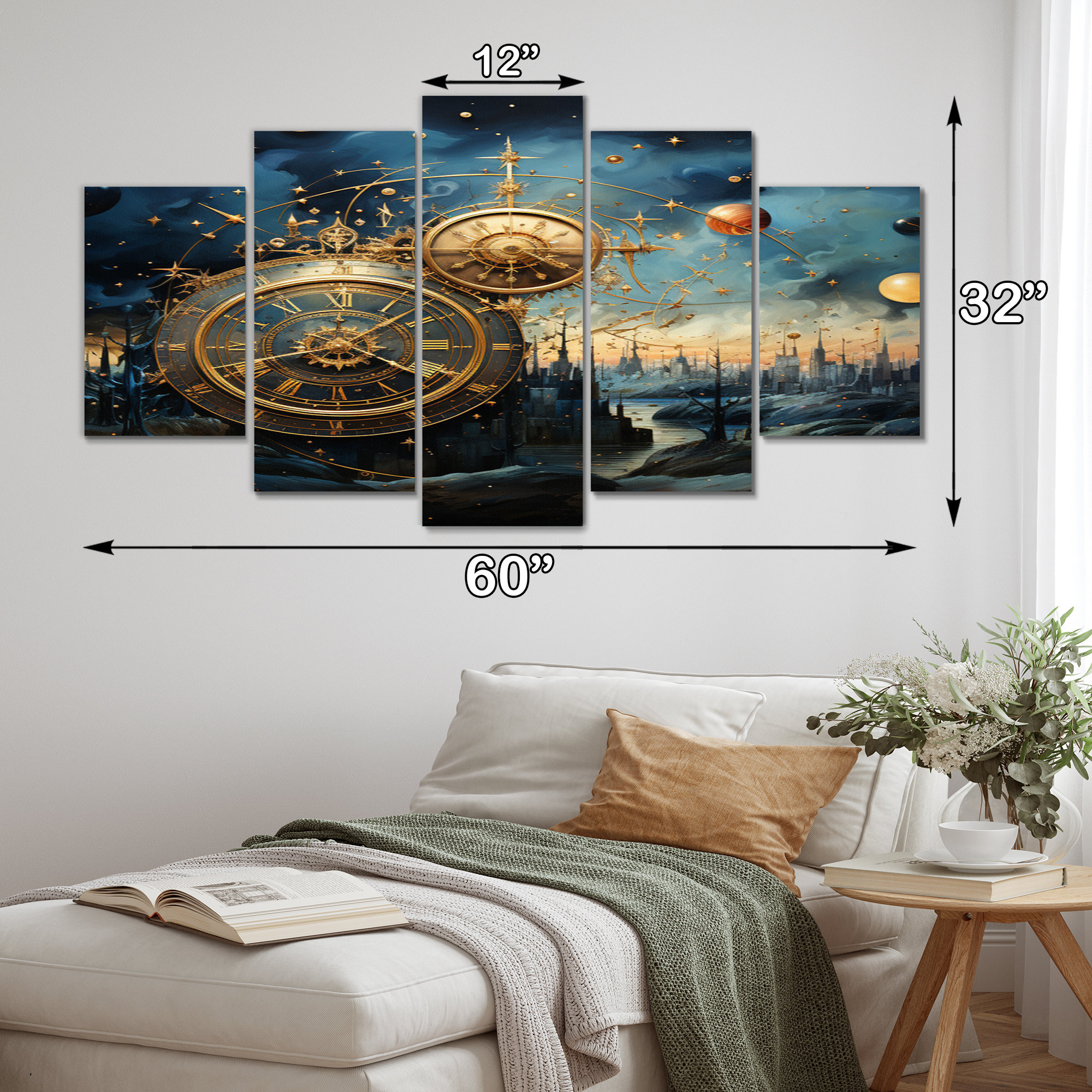 Williston Forge Astrology Cosmic Map This - Astrology Metal Wall Art ...