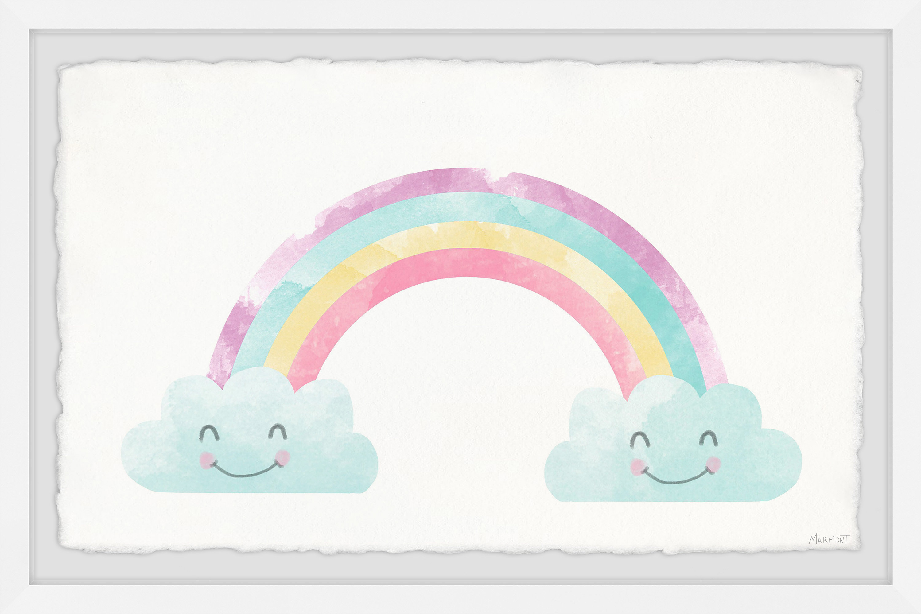 Isabelle & Max™ Georges A Rainbow Waiting to Shine Framed Print | Wayfair