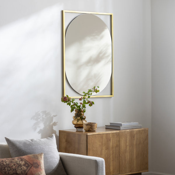AllModern Amita Metal Convex Mirror - Wayfair Canada