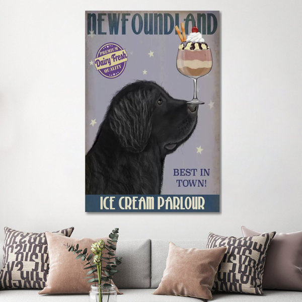 Maturi Newfoundland Ice Cream by Fab Funky - Wrapped Canvas Typography ...
